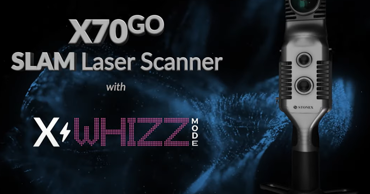 STONEX X70GO LiDAR SLAM+地上型レーザのリリース – アジルジオデザイン株式会社
